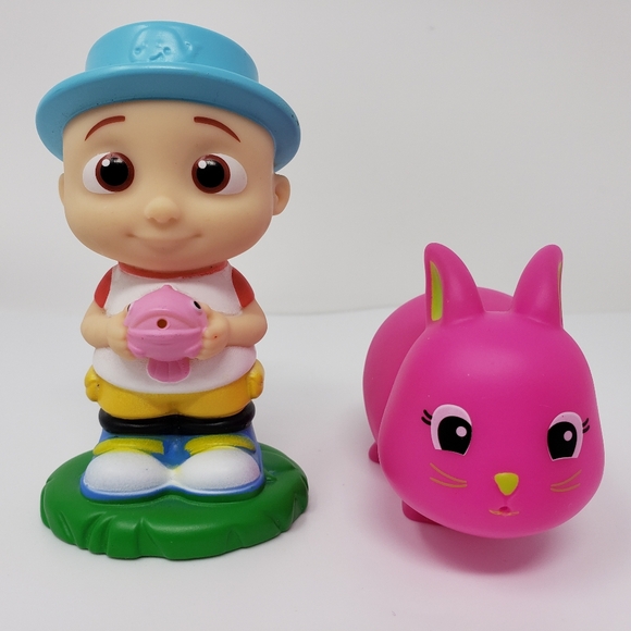 Toys | Cocomelon Bath Squirter Pink Rabbit Squirter Toys Lot Of 2 ...